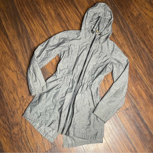 Lucy | Jackets & Coats | Lucy Gray Hooded Windbreaker Jacket | Poshmark